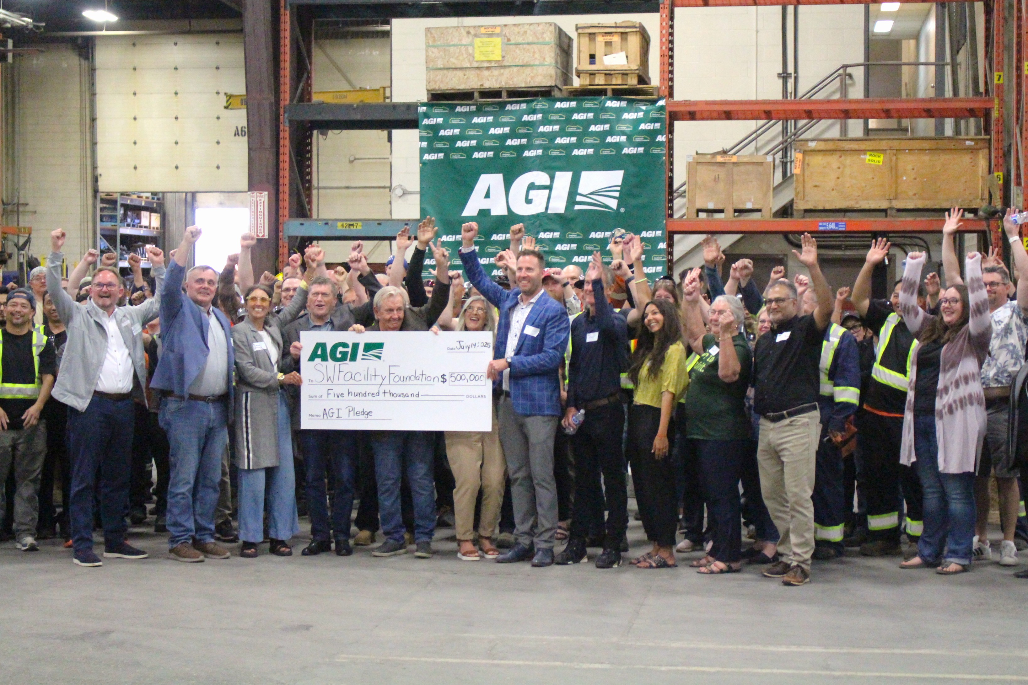 AGI makes $500,000 donation to SWFF - SwiftCurrentOnline.com - Local news, Weather, Sports, Free ...